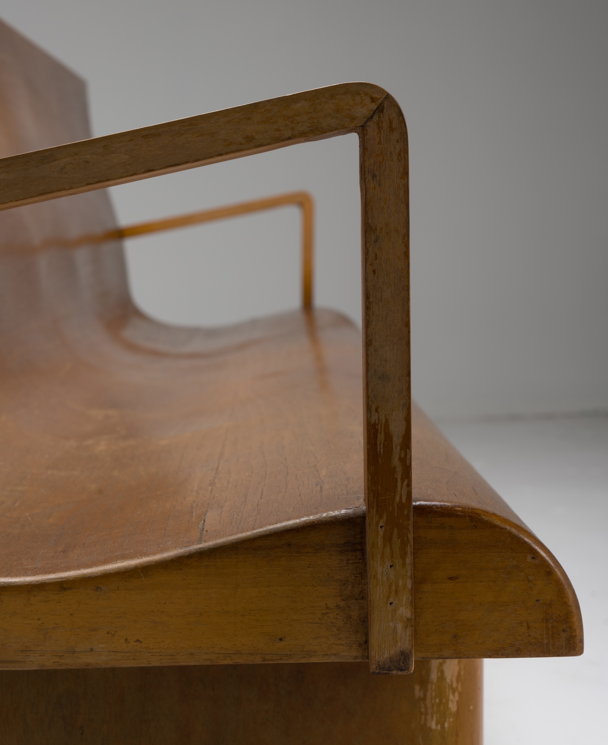 Modern Beechwood Bench :: Obsolete